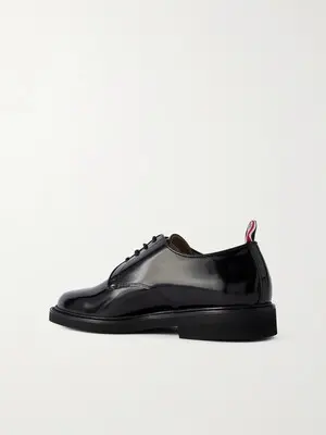 Thom Browne Polished-leather Derby Shoes