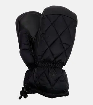 Bogner Selia Quilted Ski Mittens - Black