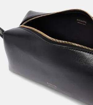 Khaite Kye Mini Leather Crossbody Bag - Black