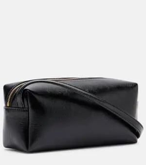 Khaite Kye Mini Leather Crossbody Bag - Black