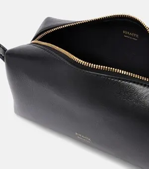 Khaite Kye Mini Leather Crossbody Bag - Black