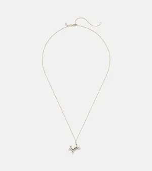 SYDNEY EVAN 14kt Charm Necklace With Diamond - Gold