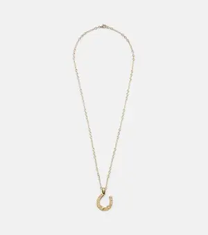 FOUNDRAE 18kt Yellow Gold Necklace With Diamonds