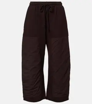 LESET Jamie Patchwork Cotton Terry Sweatpants