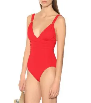 Melissa Odabash Panarea Ruched One-piece Swimsuit - Red