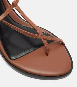 A.emery Kir Leather Sandals - Brown