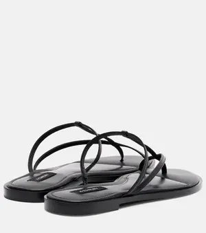 A.emery Cyrus Leather Thong Sandals