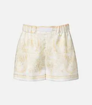 Versace Slit Shorts For Women