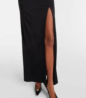 Versace Embellished Viscose Gown
