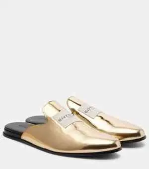 Givenchy Metallic Mules Clogs For Women