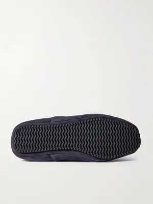 Mr P. Plush-lined Suede Slippers