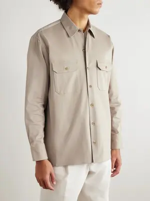 GHIAIA Cotton-twill Shirt