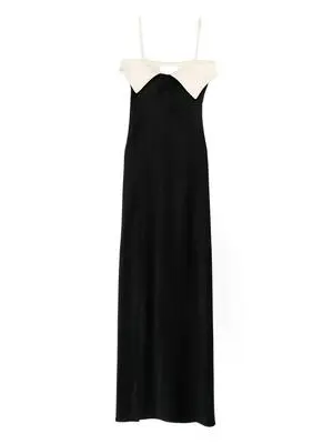Nanushka Folded-neckline Maxi Dress