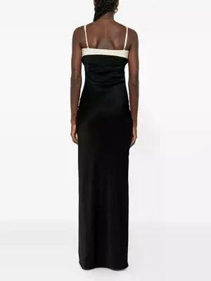 Nanushka Folded-neckline Maxi Dress