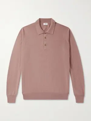 GHIAIA Cashmere Polo Shirt