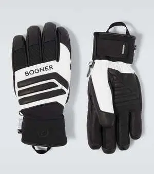Bogner Alex Logo Ski Gloves - Black