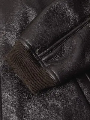 FRAME Shearling Bomber Jacket - Brown
