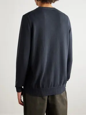 GHIAIA Cotton Sweater - Blue