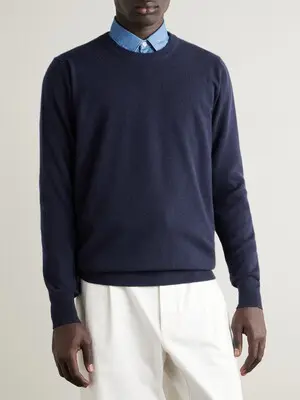 GHIAIA Crewneck Sweater - Blue
