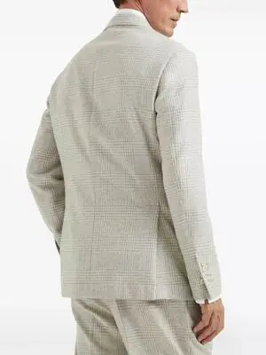 Brunello Cucinelli Check Blazer