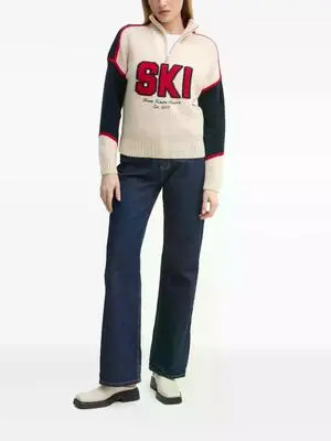 From Future Ski Graphic Zip-up Sweater