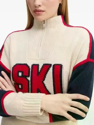 From Future Ski Graphic Zip-up Sweater