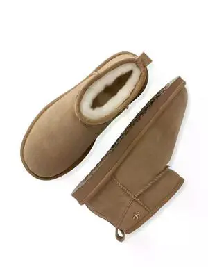 MEXX Logo Plaque Pull-tab Boots - Brown