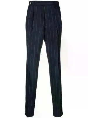 Brunello Cucinelli Pinstripe Straight-leg Trousers - Blue