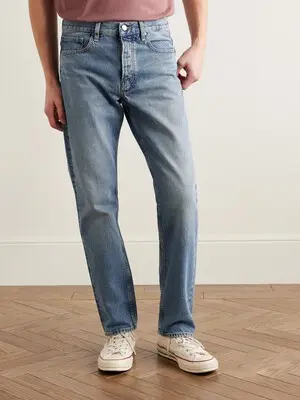 FRAME The Straight Leg Jeans - Blue