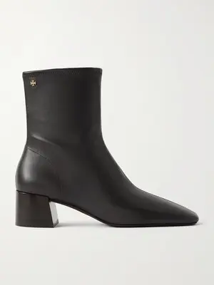 Tory Burch Leather Ankle Boots - Brown