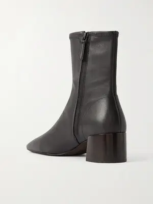 Tory Burch Leather Ankle Boots - Brown
