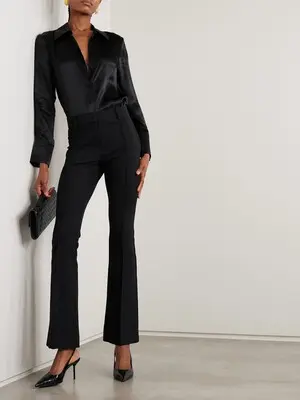 Rixo Havan Silk Shirt - Black