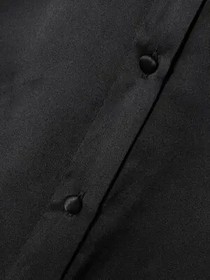 Rixo Havan Silk Shirt - Black