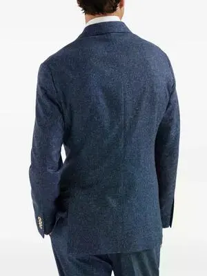 Brunello Cucinelli Buttoned Flap Pocket Blazer