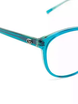 Gucci Round-frame Glasses - Blue