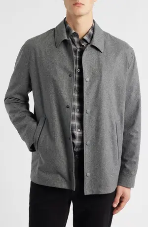 Canali Cashmere Blend Overshirt