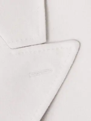Balenciaga Hourglass Double-breasted Cashmere Blazer - Neutrals