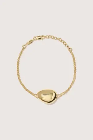 OTIUMBERG 14kt Gold Vermeil Pebble Bracelet - Yellow Toned Gold