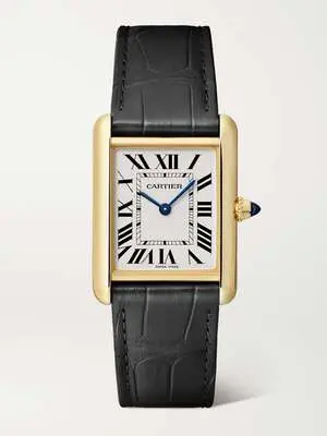 Cartier Tank Louis 33.7mm 18-karat And Alligator Watch - Gold
