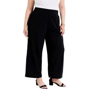 June + Vie Wide Leg Bottoms For Women