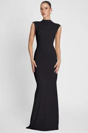 LEAU Como Cap-sleeve Maxi Dress