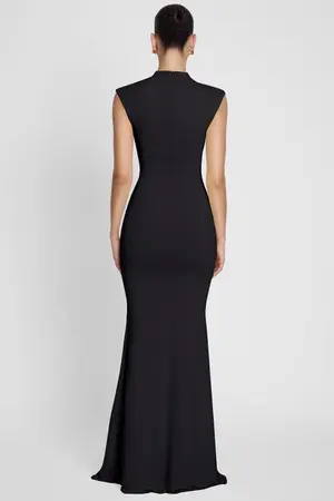 LEAU Como Cap-sleeve Maxi Dress