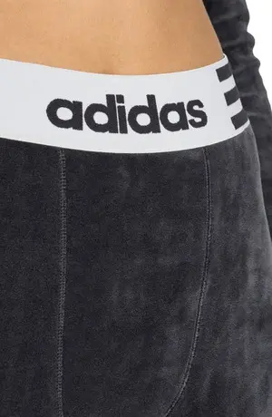 Adidas Fitted Velour Booty Shorts