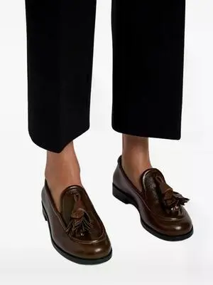 Proenza Schouler Tassel Leather Loafers - Brown