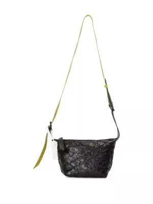 OSKLEN Crumpled Leather Shoulder Bag