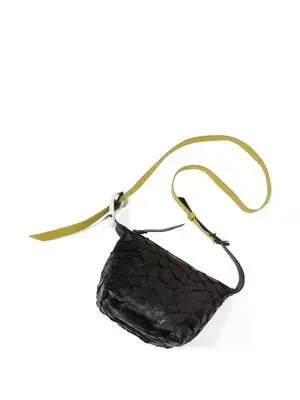 OSKLEN Crumpled Leather Shoulder Bag