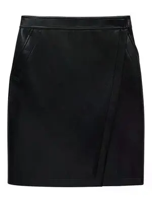 ANINE BING Alanis Wrap Mini Skirt