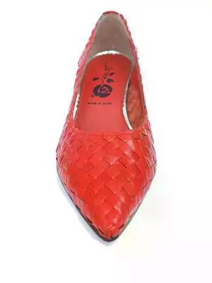 LA ROSE Carol Woven Pumps