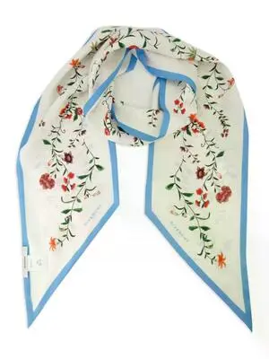 Givenchy Maxi Floral-print Silk Scarf