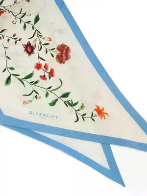 Givenchy Maxi Floral-print Silk Scarf
